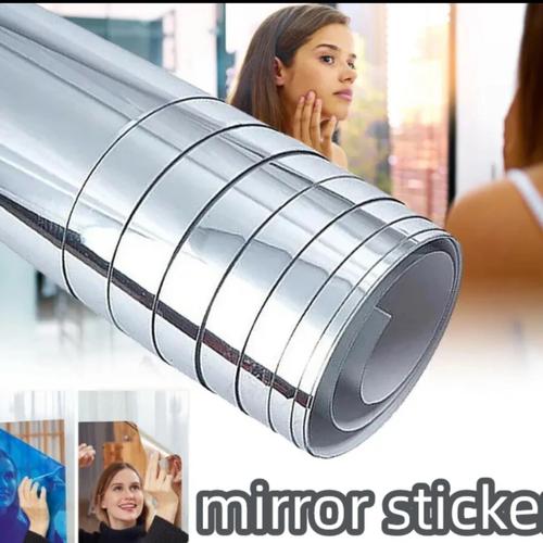 Jual cermin stiker sticker dinding tempel mirror dekorasi ruangan ...