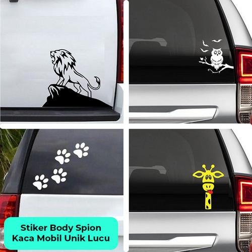 Jual Stiker Unik Lucu Body Kaca Mobil Cutting Sticker Burung Hantu ...