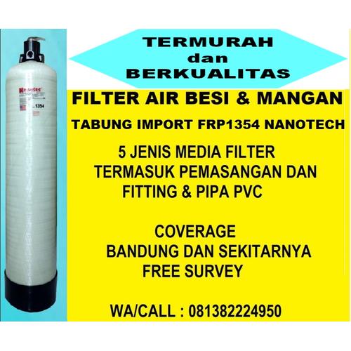 Jual FILTER AIR UNTUK AIR KADAR BESI/MANGAN TERMASUK PASANG - FRP1054 ...