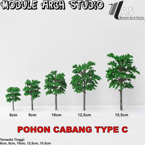 Jual Miniatur Pohon Cabang Type C - Maket Pohon Rindang - 10cm - Kab ...