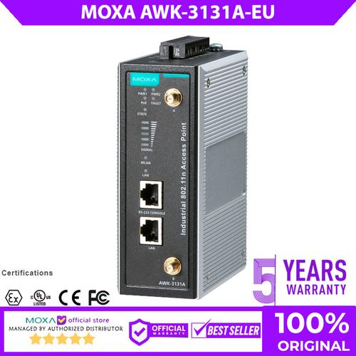 Promo MOXA AWK-3131A Industrial IEEE 802.11a/b/g/n wireless AP/bridge/client Cicil 0% 3x ...