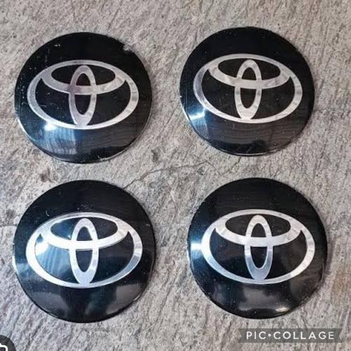 Jual sticker stiker lapisan tutup dop velg logo toyota lis chrome ...