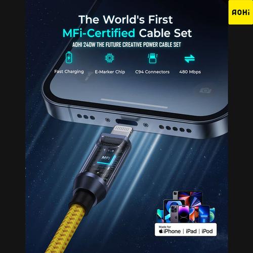 Jual AOHI 240W The Future Creative Power Cable Set (AOC-L001) - Nylon ...