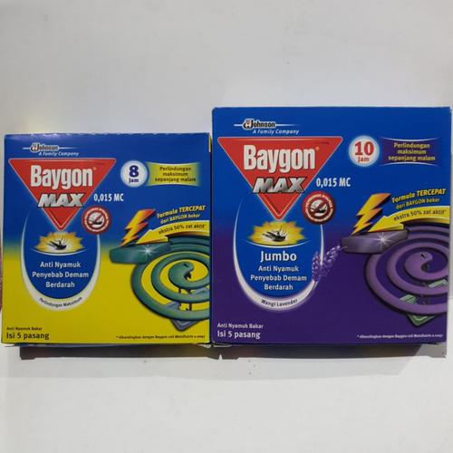 Jual Baygon Bakar Max Obat Nyamuk isi 5 pasang biasa / jumbo - Jumbo 10 ...