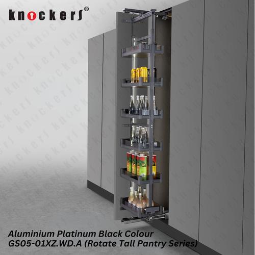 Jual Rotate Tall Pantry Aluminium Platinum Rak Putar Gelas Tingkat ...
