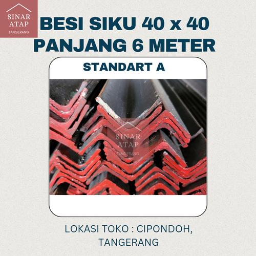 Jual BESI SIKU 4x4 panjang 6 M - Kota Tangerang - sinar atap | Tokopedia