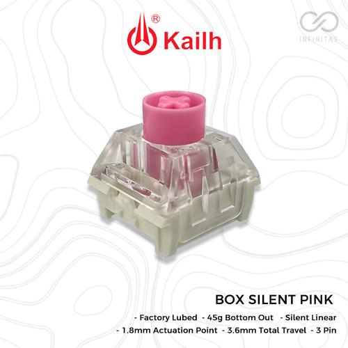 Jual Kailh Box Silent Pink mechanical keyboard switch (Linear ...