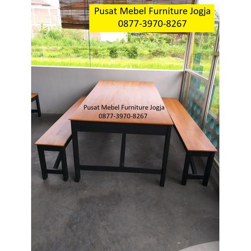 Jual Paket Set Meja 2 Kursi Warung Rumah Makan Cafe Panjang 2 Meter ...