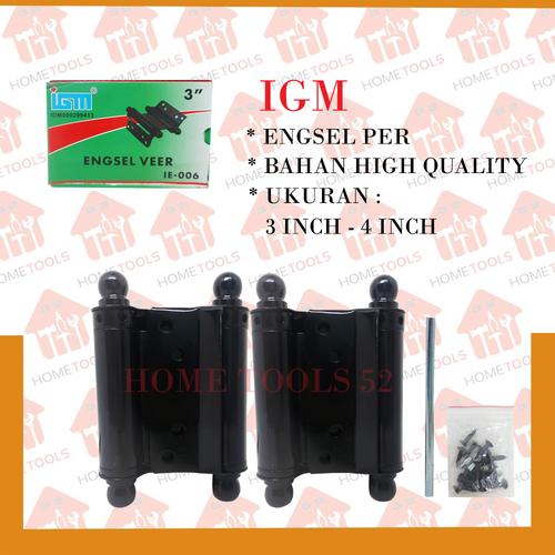 Jual Engsel Per Koboi 3" - 4" Engsel Per Pintu IGM IE 006Hitam Tebal 2 ...