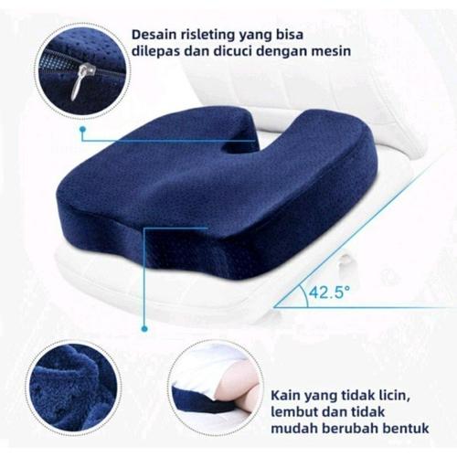 Jual Bantal Duduk Terapi Tulang Ekor Coccyx Orthopedic Memory Foam Tebal - Jakarta Barat - Kame ...