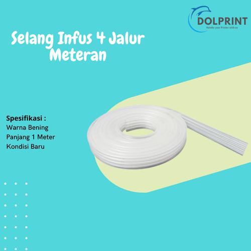 Jual Selang CISS Infus 4 Jalur Meteran, Selang Tabung Infus Printer ...