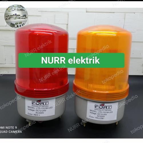 Jual Warning Light Lampu Rotary LED 4 inch LTD-1101M MULTIVOLT - Merah ...