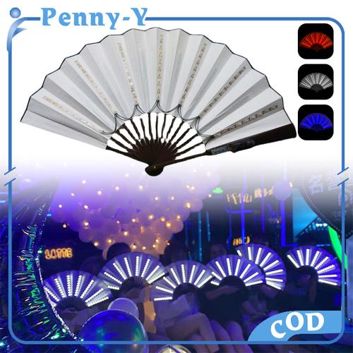 Jual Kipas Tangan Lipat Led Kipas Lipat China Kipas Tari Untuk Bar ...