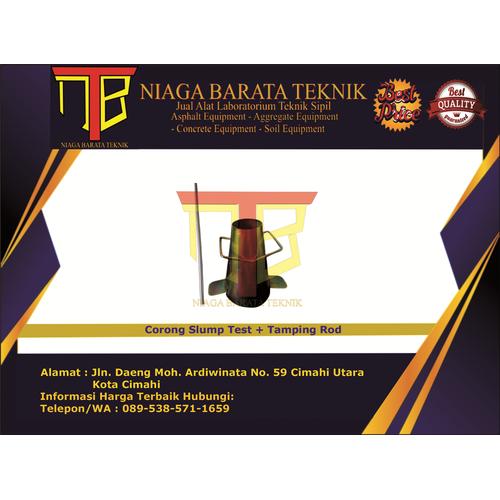 Jual corong slump test tamping rod rojokan sampel slump test - Kota ...