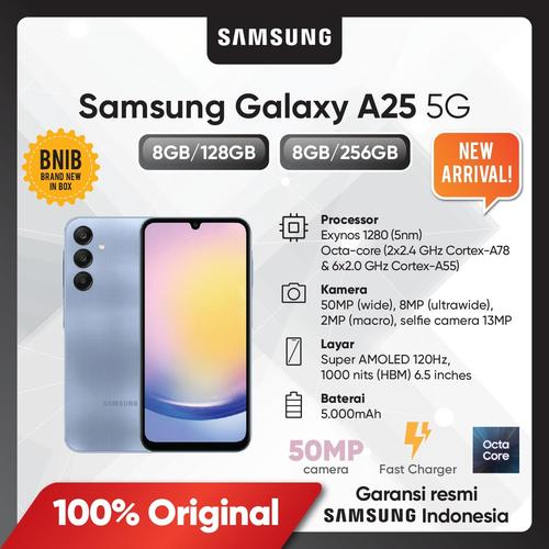 Jual Samsung Galaxy A25 5G (8GB/256GB)-Garansi Resmi Samsung - Kuning ...