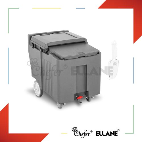 Jual Sliding ice caddy tempat penyimpanan es batu 110 liter grey ...