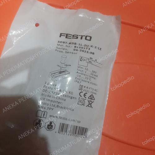 Jual FESTO SDBT-MSB-1L-ZU-K-2-LE SENSOR PNEUMATIC FESTO 8150173 ...