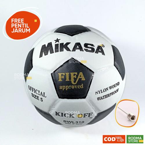 Jual Bola sepak press size ukuran 5 anak Ball size 5 bola hitam putih ...