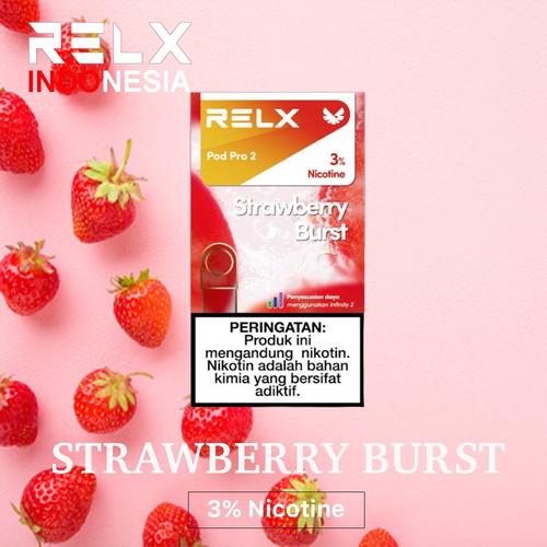 Jual RELX SATUAN PRO INFINITY PODS STRAWBERRY BURST - ISI 10 PCS ...