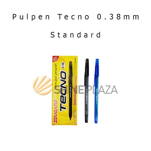 Jual Pulpen Standard Tecno 0.38mm - Bolpen Pena Pen Semi Gel 0,38 mm ...