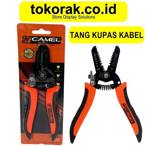 Jual TANG POTONG KUPAS KABEL 7" CAMEL CABLE CUTTER PLIERS LISTRIK 7 ...