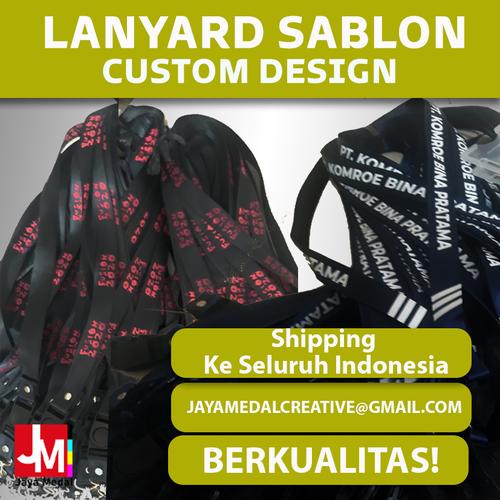 Jual Sablon Nametag Tali Lanyard 2Cm murah tangerang - Lanyard Polos ...