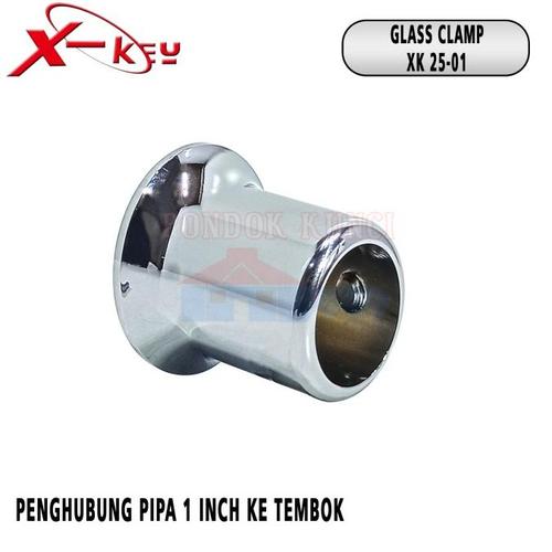 Jual Connector Tube To Glass 3/4 Inch Konektor Pipa Ke Kaca 19mm ...