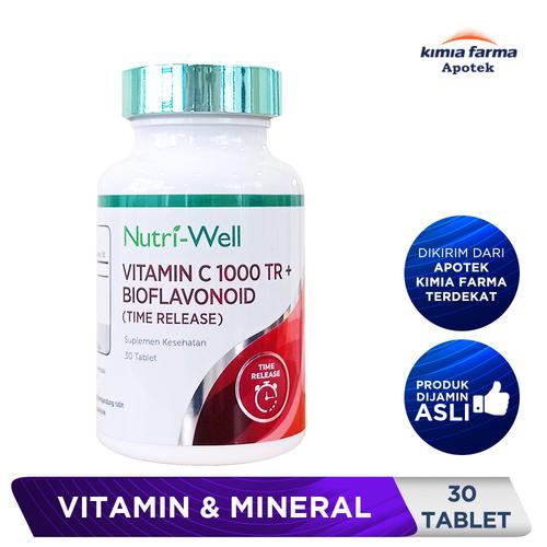 Promo NUTRI-WELL VITAMIN C 1000 MG TR + BIOFLAVONOID 30 TABLET ...