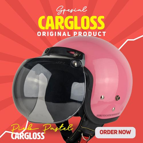 Jual Cargloss CFM Retro Helm Half Face - Hitam doff, Datar Smoke - Kab ...