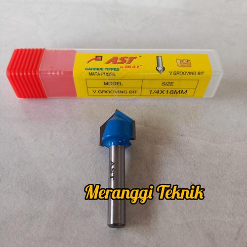 Jual Mata router profil kayu grooving bits 1/4" 1/4 inchi 8 10 12 16 mm ...