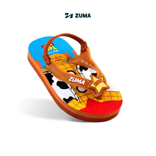 Jual Zuma Baby x Disney Toy Story 1 Brown, Sandal Jepit Bayi Karet Tali ...