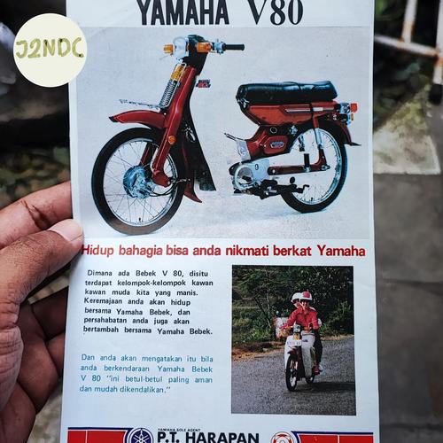 Jual Brosur Flyer Iklan Sepeda Motor Yamaha V80 - Kab. Sleman - J2NDC ...
