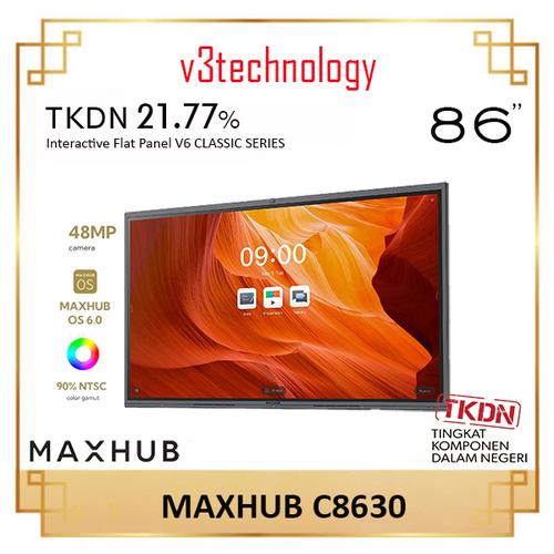 Jual MAXHUB C8630 Interactive Flat Panel 86" TKDN - C8630-i5 - Jakarta Barat - V3 Technology ...