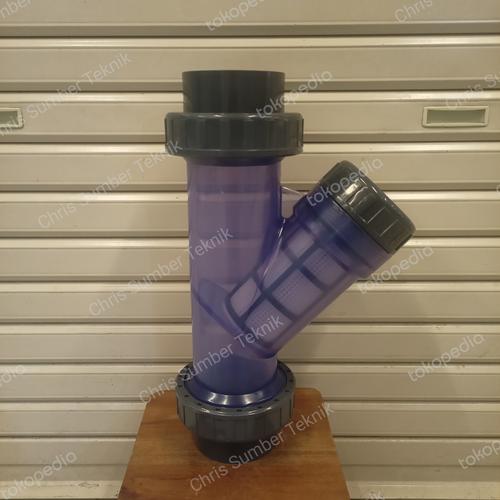 Jual 3" Inch Y Strainer PVC Transparant Socket DN80 - Jakarta Barat ...