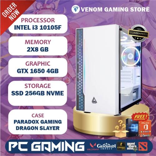 Jual Pc Gaming | i3 10105F | GTX 1650 GDDR6 | 256 GB NVME - Kab ...