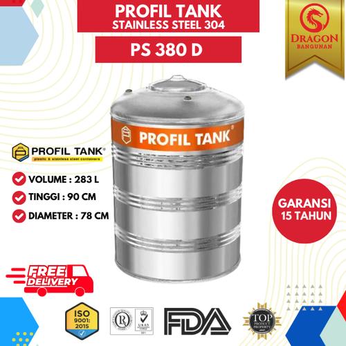 Jual Toren / Tangki Stainless Profil Tank PS 380 Datar Garansi Resmi ...