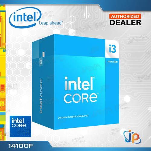 Promo Processor Intel Core I3 14100F Box Raptor Lake Socket LGA 1700 ...