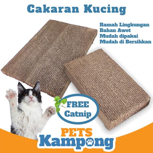 Promo Cakaran Mainan Kucing garukan dari cardboard - 35x26x2.5 ...