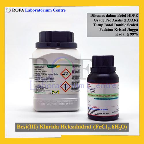Jual Besi (III) Klorida / Iron (III) Chloride / FeCl3 Pro Analis Merck ...