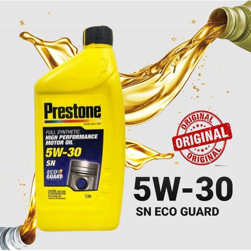 Promo Oli Mesin Prestone 5W30 5W-30 SN Synthetic Eco Guard 1 L ...