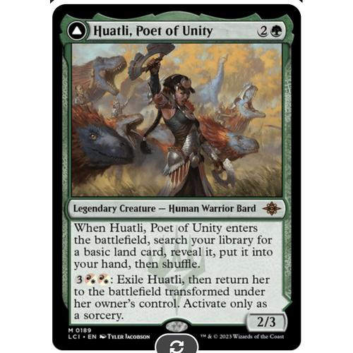 Jual MTG | Huatli, Poet of Unity // Roar of the Fifth People | LCI ...