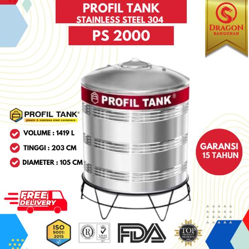 Jual PROFIL TANK STAINLESS PS 2000 + Kaki - Toren Air Profil 2000 ...