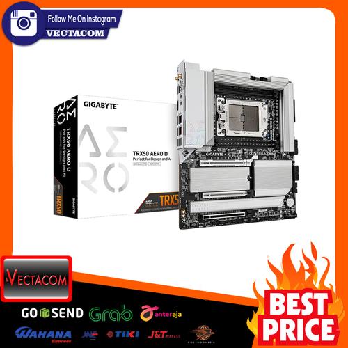 Jual Motherboard Gigabyte AMD TRX50 AERO D Socket sTR5 E-ATX 4 x DDR5 ...