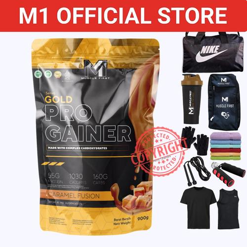 Jual Muscle First M1 Gold Series Pro Gainer 2lbs Penambah Berat Badan ...