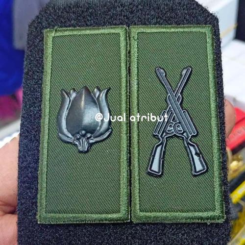 Jual Pangkat Kerah PDL MAYOR korps INFANTERI AD/Matra Darat logam ...