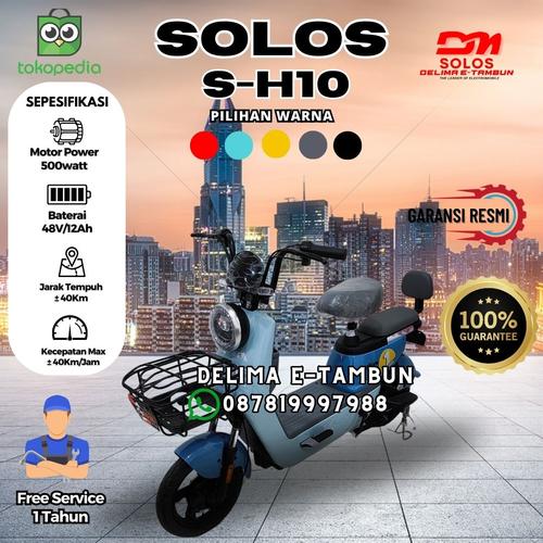 Jual SEPEDA LISTRIK SOLOS S-H10 - Biru - Kab. Bekasi - Solos Sepeda ...