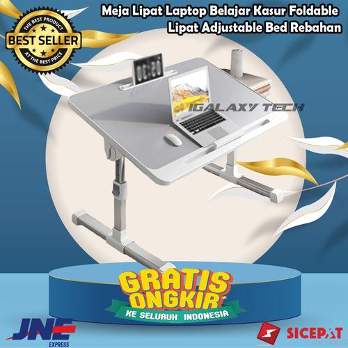 Promo Meja Lipat Laptop Belajar Kasur Foldable Lipat Adjustable Bed ...