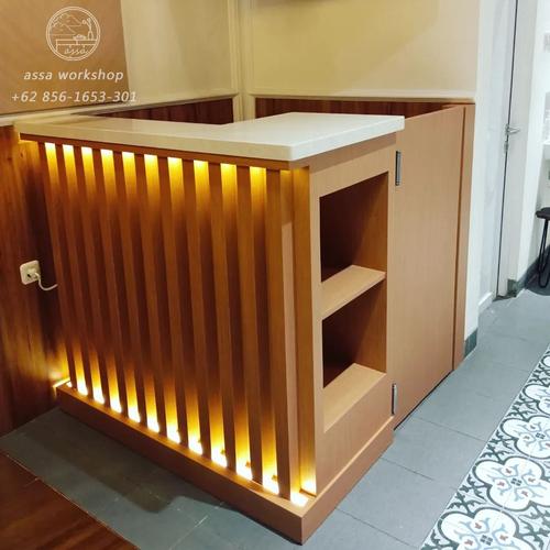 Jual Meja Resepsionis/Receptionist minimalis, Gratis Desain, dan ...