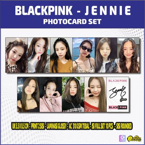 Jual [10PCS] PC Set Photocard Premium Blackpink Self foto Laminasi glossy - JENNIE - Jakarta ...