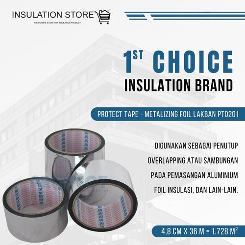 Jual Metalizing / Metalized Tape Lakban / Isolasi Foil Lakban 4,8cm ...